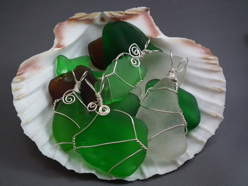 How to Wire-Wrap Beach Glass the Easy Way – Gayle Bird Designs